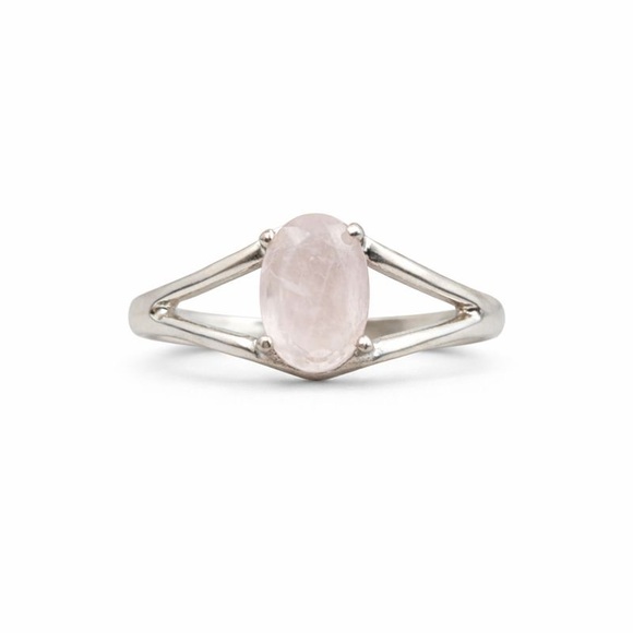 Venus and Vulcan | Jewelry | S925 Rose Quartz Oval Ring | Poshmark